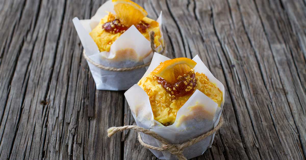 Rustic Orange Cupcakes | Rhodes Food Group