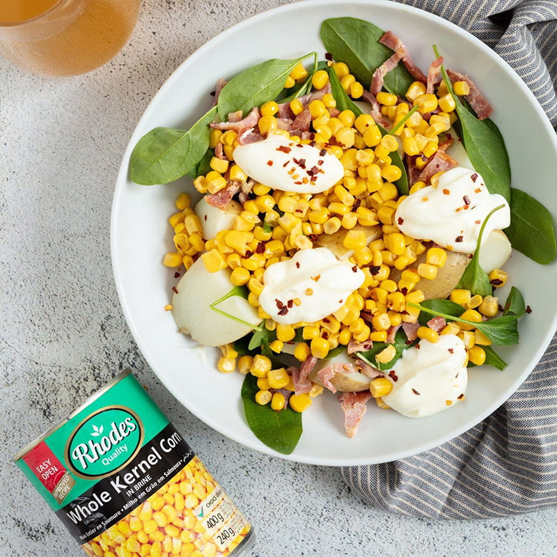 Potato, Corn And Bacon Salad | Rhodes Food Group