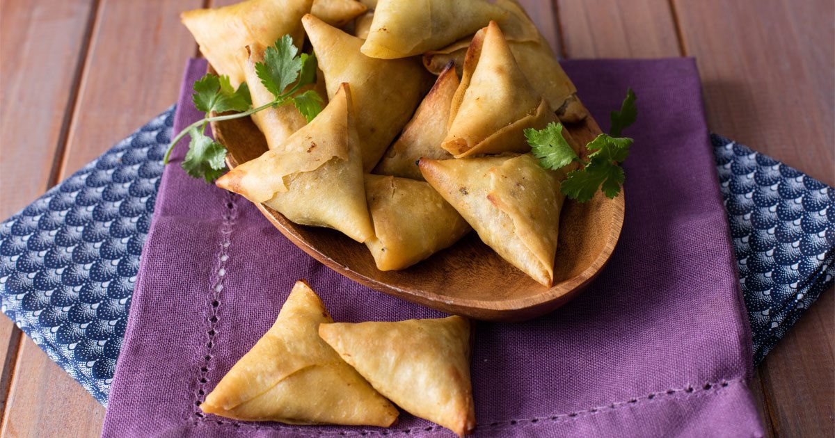 Bobotie Samoosas | Rhodes Food Group